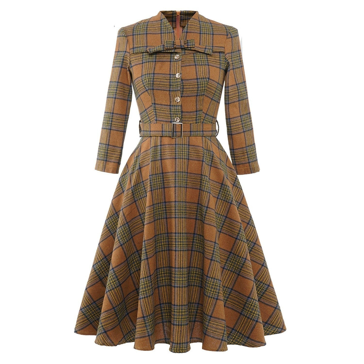 Robes Vintage À Carreaux Années 60 - Vintage Nation